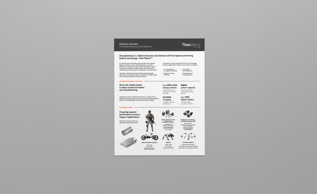 Defense Battery Technology Overview | Download Summary
